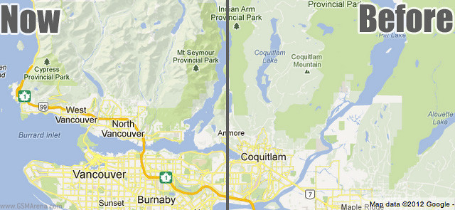 Google Maps Updated To Terrain Information Technology