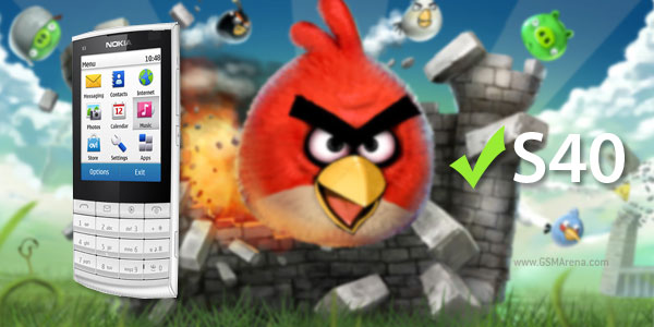 Chơi thử game Angry Bird trên những chiếc Nokia S40 | Viết bởi O.R.A.N.G.E